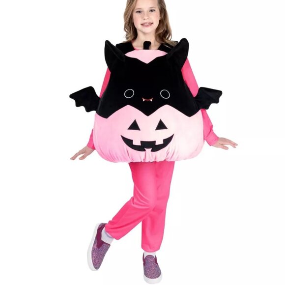 Jazwares | Costumes | Girls Squishmallows Emily The Bat In Pumpkin ...